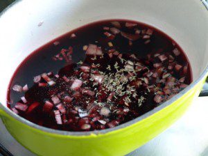 Sauce au vin rouge et à l'échalote - Cookismo