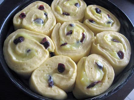 Chinois à la crème pâtissière citron-myrtilles - Cookismo