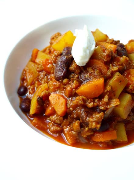 Chili sin carne (veggie) - Cookismo