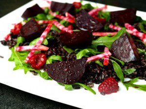 Salade de betterave rouge & chioggia, fleur de sel au café - Cookismo