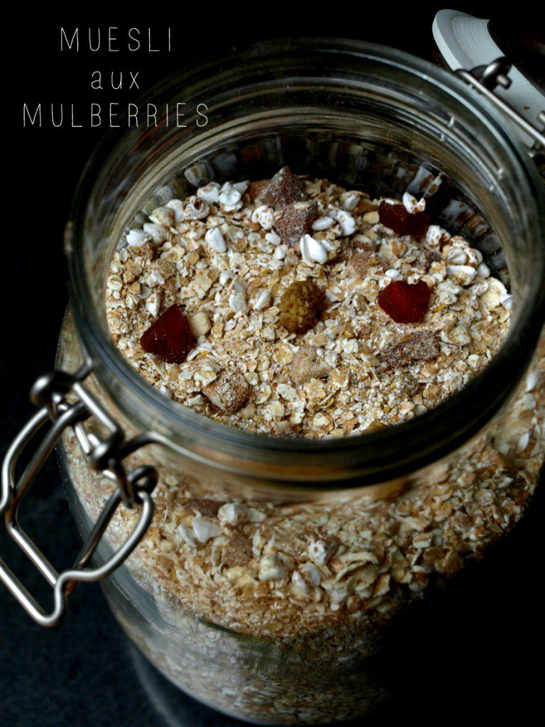 Muesli aux mulberries
