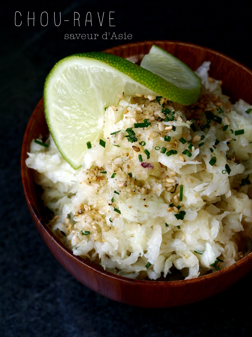 Salade de chou-rave saveur asiatique